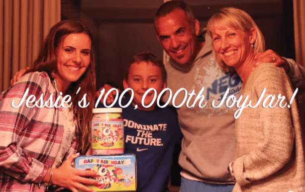 100,000th JoyJar - NEGU - Jessie Rees Foundation