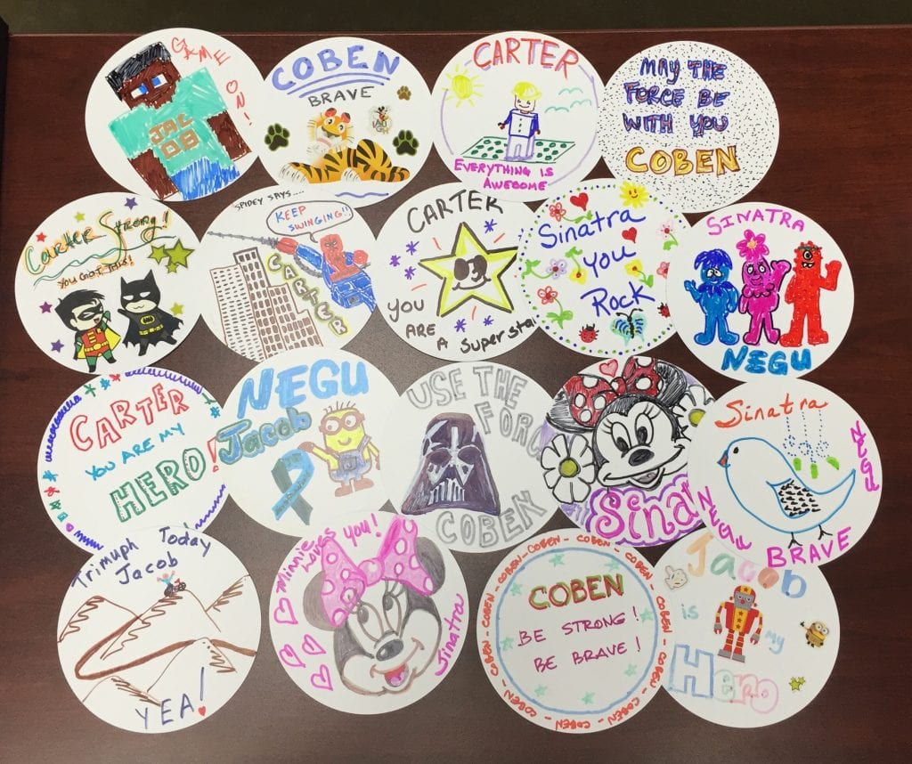 Encouragement Cards with COX - NEGU - Jessie Rees Foundation