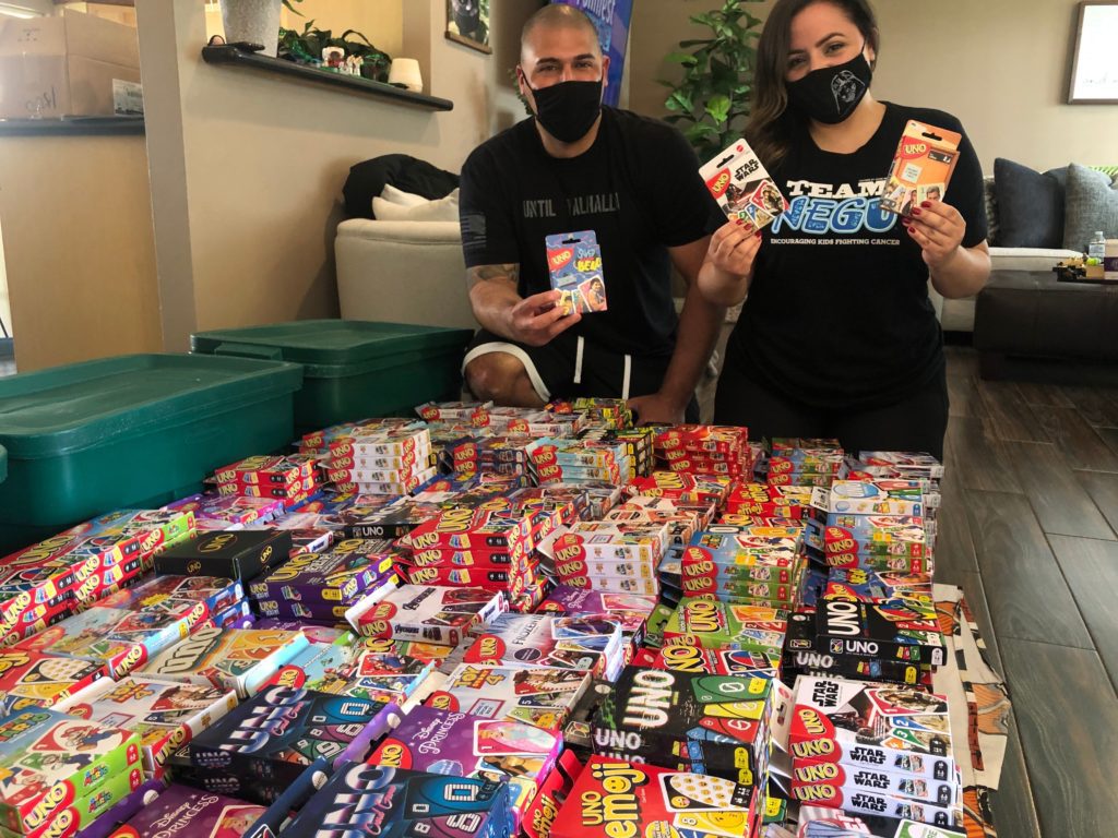 Courageous Family Collects 2,879 Uno Cards - NEGU - Jessie Rees Foundation